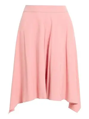 Max Mara Fenice Draped Silk-crepe Shorts - Bubblegum
