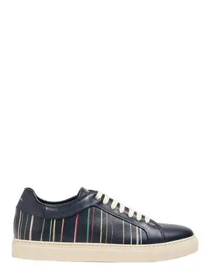 Paul Smith Striped Leather Sneakers - Navy