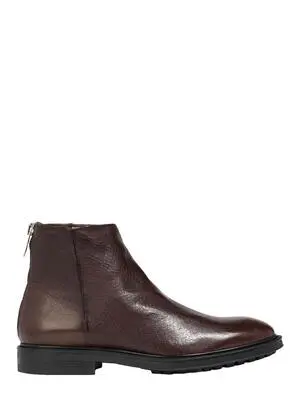 Paul Smith Nik Leather Boots - Chocolate