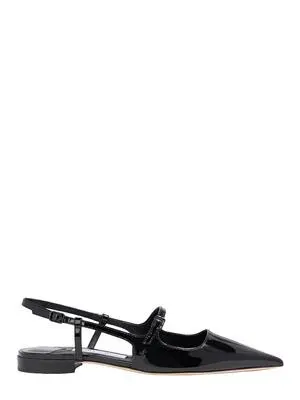 JIMMY CHOO Didi Patent Leather Point-Toe Flats