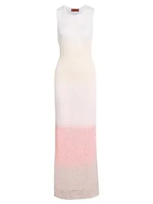 Missoni Crochet-knit Maxi Dress - Baby Pink