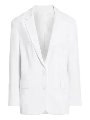 Missoni Crochet-knit Cotton-blend Blazer - White