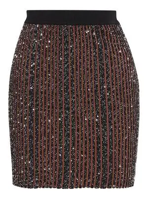 Missoni Sequin-embellished Ribbed-knit Mini Skirt - Black