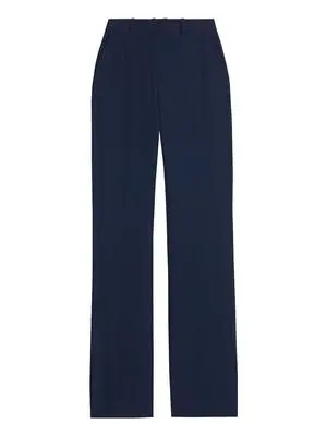 Balmain Wool Flared Trousers - Navy