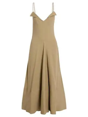 Proenza Schouler Linen-blend Maxi Dress - Sand
