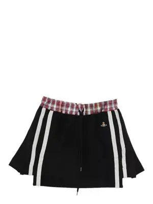 VIVIENNE WESTWOOD Stripe-trim Mini Skirt - Black