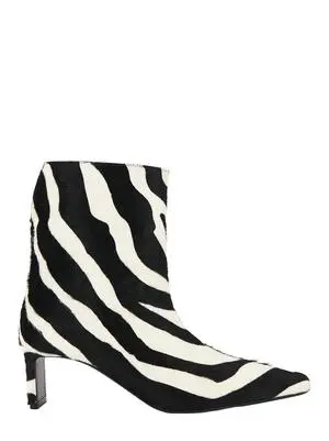 Khaite Ona Ankle Boot - Black & White