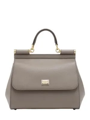 Dolce & Gabbana Large Sicily Handbag - Beige