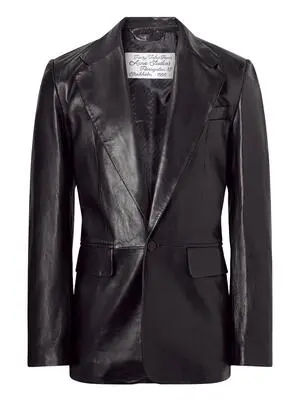 Acne Studios Leather Blazer - Black