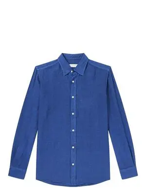 Boglioli Linen Shirt - Blue