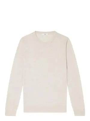 Mr P. Linen And Cotton-blend Sweater - Neutrals