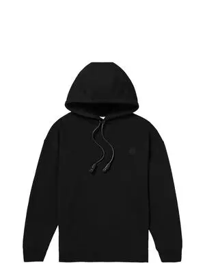 Loewe Logo-embroidered Hoodie - Black
