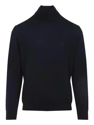 Etro Logo-embroidered Jumper - Blue