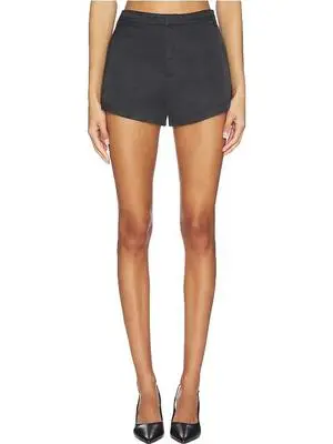 Superdown Jacinth Satin Hot Short Black