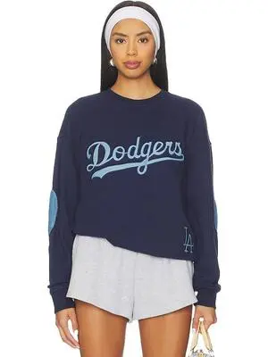 Terez X Revolve Dodgers Denim Logo Sweater - Navy