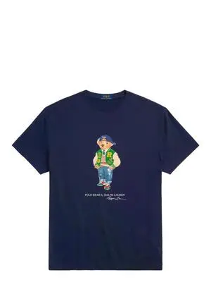 Polo Ralph Lauren Polo Bear Graphic-print T-shirt - Blue