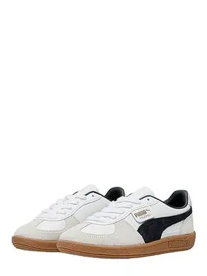Pink Palermo Leather Sneaker - White,ivory