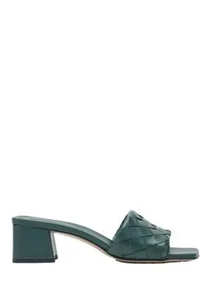 Bottega Veneta Parco Mules - Green