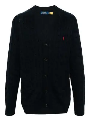 Polo Ralph Lauren Cable-knit Cotton Cardigan - Blue
