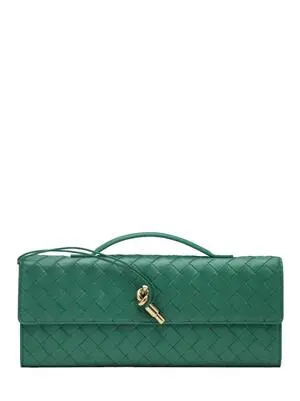Bottega Veneta Andiamo Clutch - Green