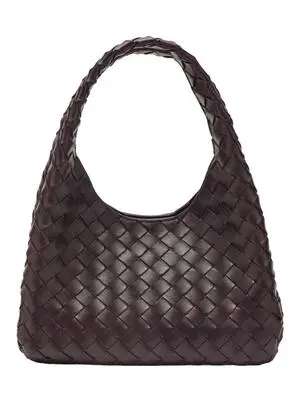 Bottega Veneta Small Campana Shoulder Bag - Burgundy