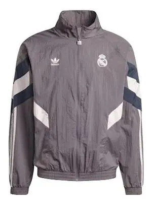 Adidas Real Madrid 2024/25 Anthem Track Top - Charcoal