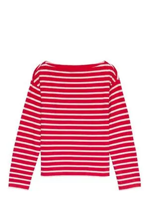 DÔEN Irene Tee - Rouge Breton Stripe