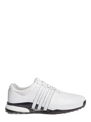 Adidas Spikeless Golf Shoes - Cloud White / Collegiate Navy / Lucid Red