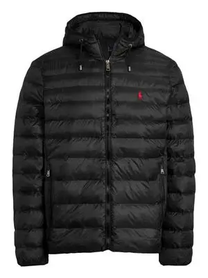 Polo Ralph Lauren Polo Pony Hooded Padded Jacket - Black