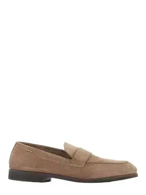 ALEXANDER HOTTO Strap Suede Loafers - Neutrals
