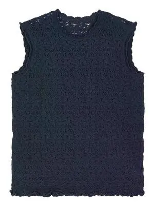 JNBY Jacquard Vest Blue