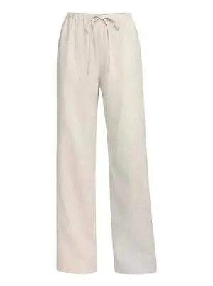 REFORMATION Olina Drawstring Trousers - Neutrals