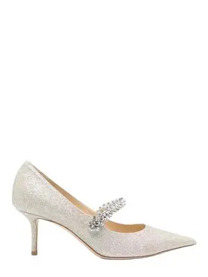JIMMY CHOO Bing Glitter-Effect Pumps