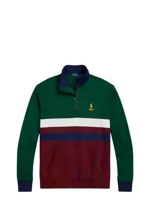 Polo Ralph Lauren Colour-block Half-zip Sweatshirt - Green