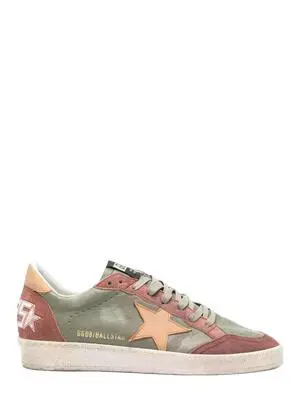 GOLDEN GOOSE Ball Star Leather Sneakers - Green