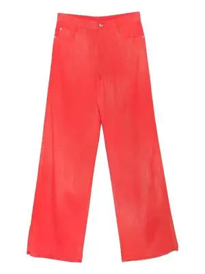 Ermanno Scervino Belt-loop Trousers - Red