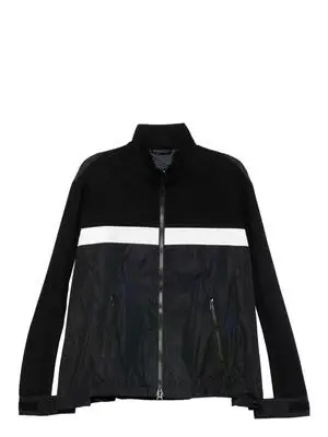 CROQUIS Striped Jacket - Black