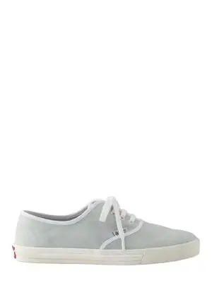 Prada Round-toe Lace-up Sneakers - Blue