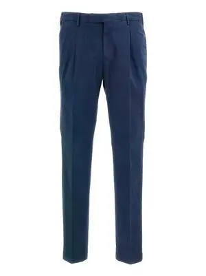 PT TORINO Pleated Trousers Blue