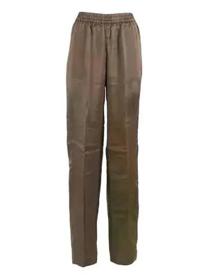 Aspesi Elasticated Trousers - Brown