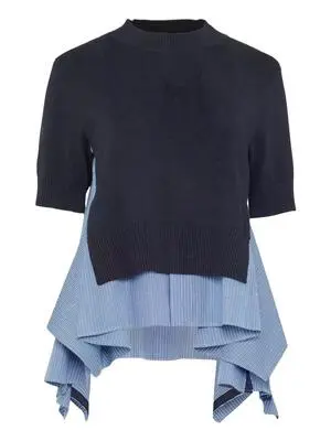 Sacai Poplin Blouse - Blue