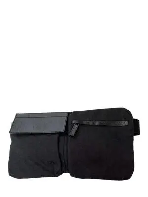 Gucci Zip-pocket Buckle Belt Bag - Black