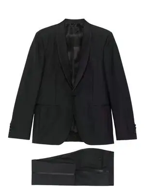 Canali Shawl-lapels Suit - Black