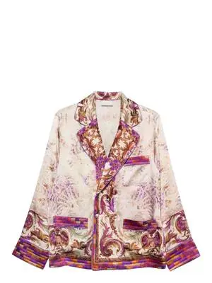 PIERRE-LOUIS MASCIA Mutka Printed Jacket - Neutrals