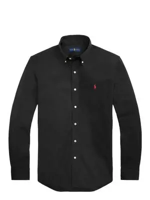 Polo Ralph Lauren Polo Pony-embroidered Shirt - Black