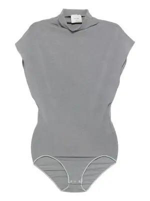 ALYSI High-neck Bodysuit - Grey