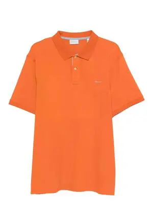 Gant Short-sleeve Polo Shirt - Orange