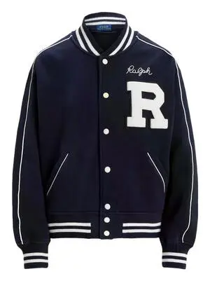 Polo Ralph Lauren Logo-appliqué Striped Jacket - Blue
