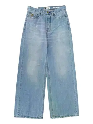 IOIS Whiskering-effect Jeans - Blue