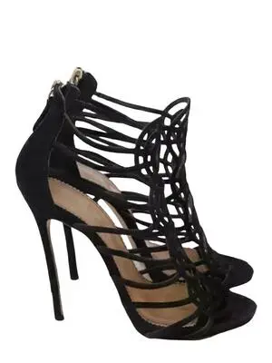 Dsquared2 Strappy Back-zipped Sandals - Black